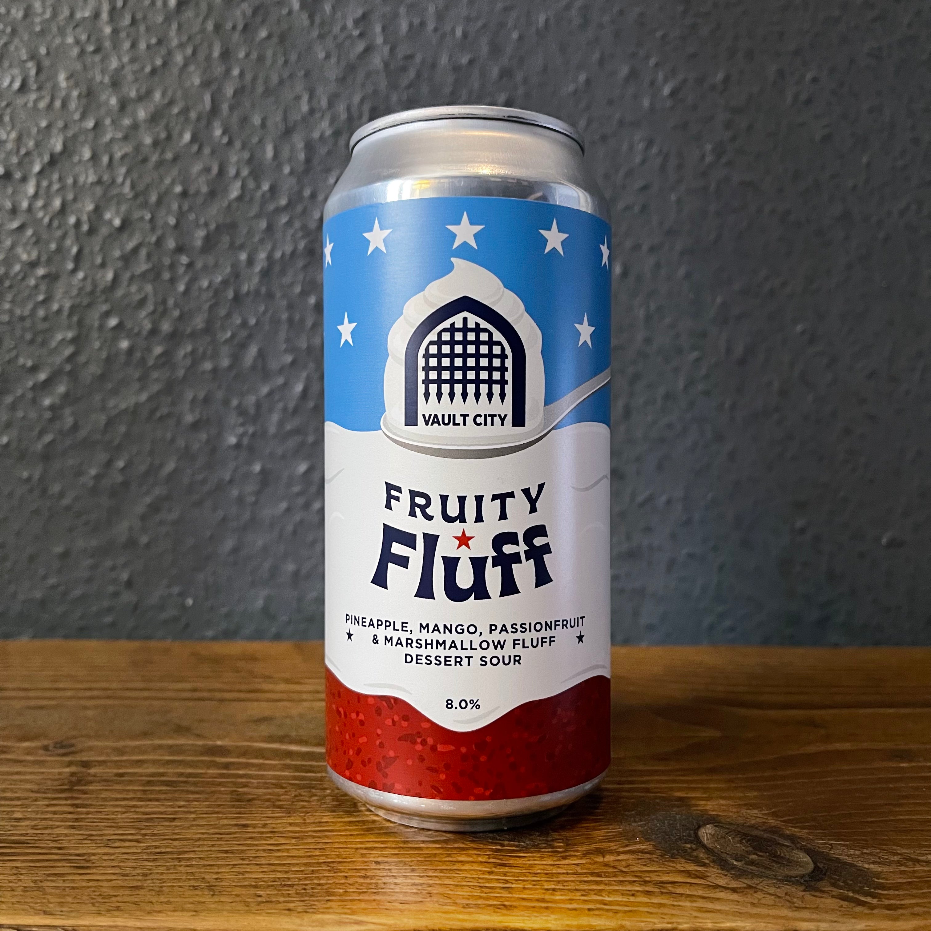 VAULT CITY FRUITY FLUFF SOUR 8.0% – The Craft Beer Cabin